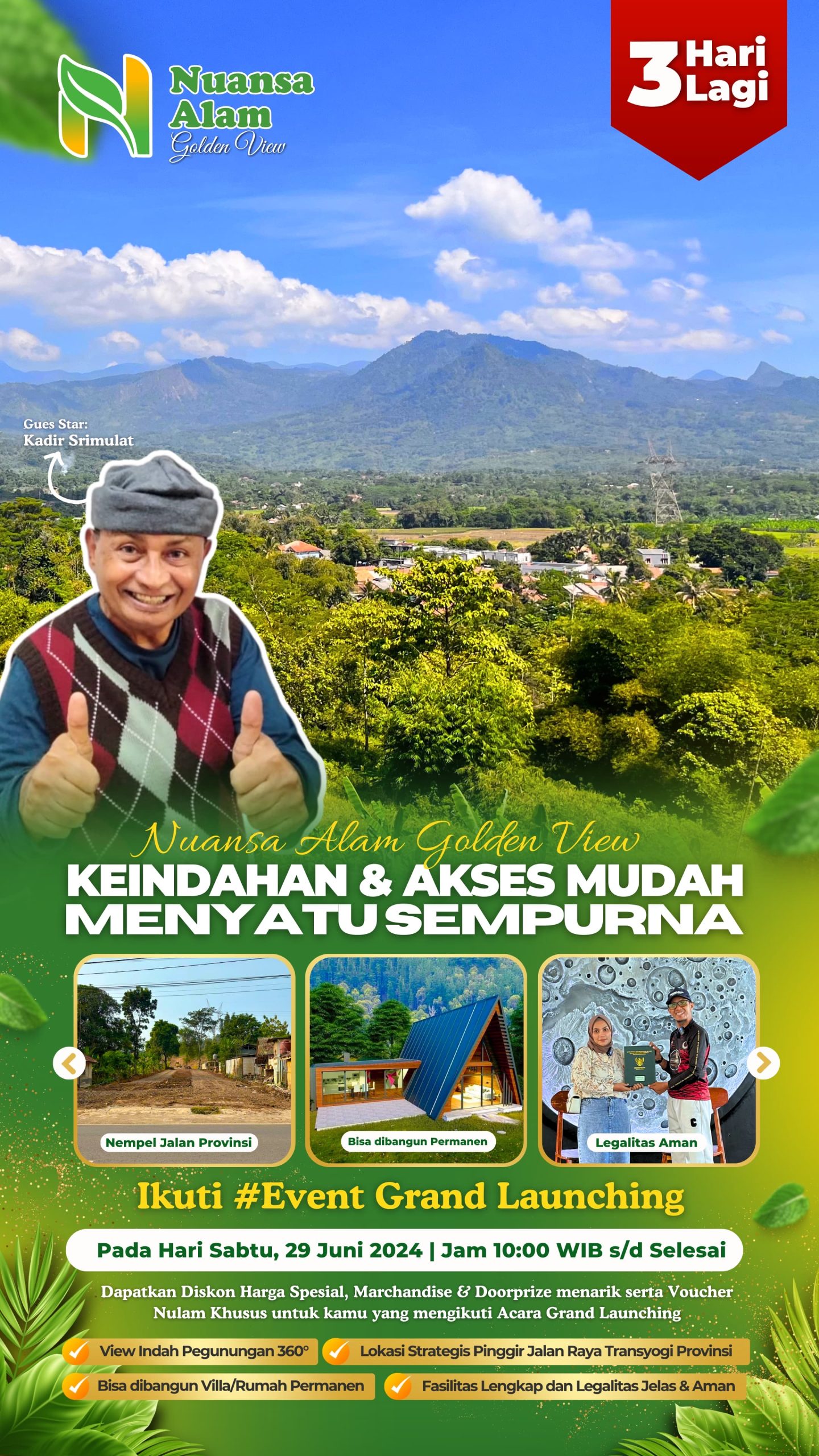 KAVLING NUANSA ALAM GOLDEN VIEW | ANUGERAH REALTY